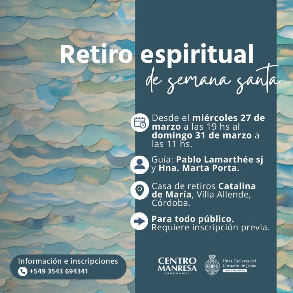 Retiro espiritual de Semana Santa – Centro Manresa